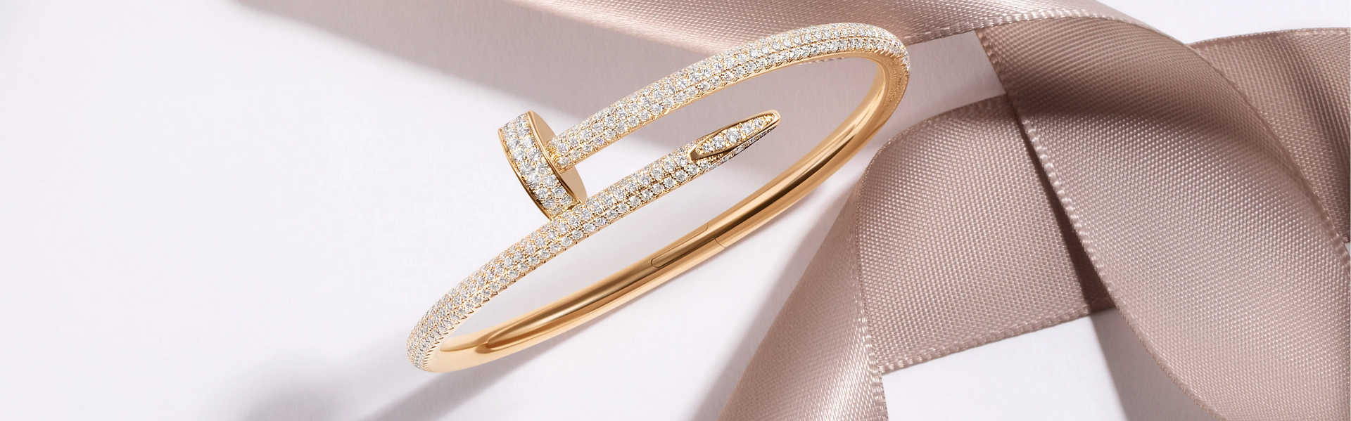Cartier nail bracelet rose gold
